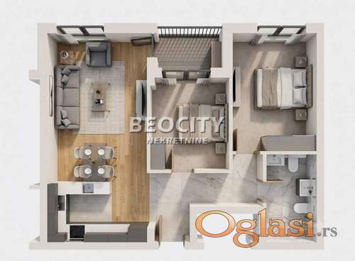 Novi Sad, Centar, Pap Pavla, 2.5, 54m2