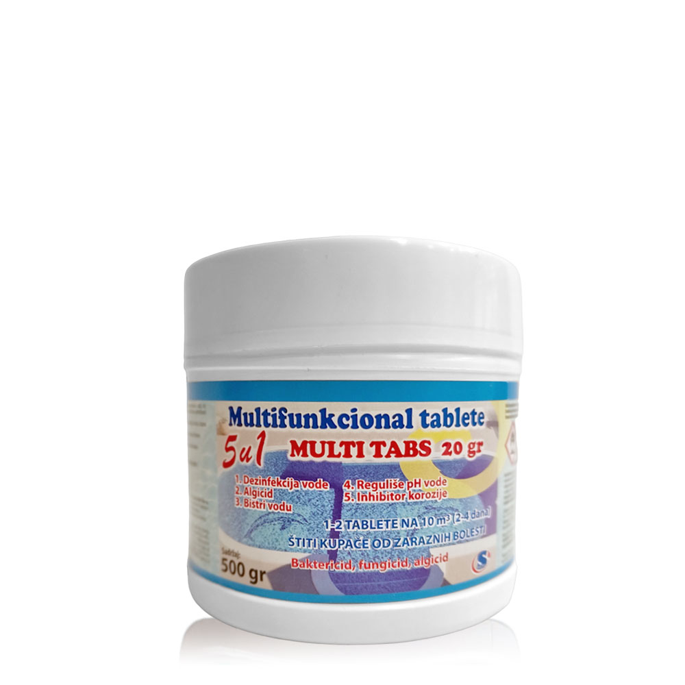 Multifunkcionalne Tablete 5u1 20g – Pakovanje 500g