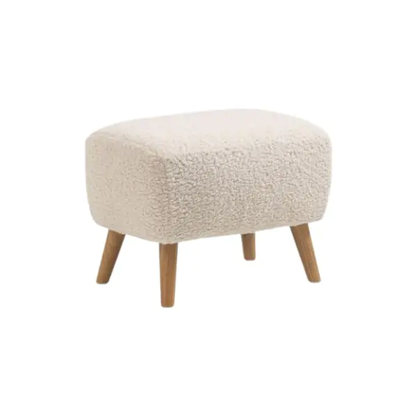Tabure VILDSUND 52x41 prljavo bela teddy/natur hrast
