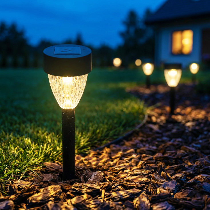 Solarna baštenska lampa 70x365 mm