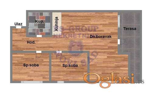 - Komforan trosoban 67m2, blizu Telepa -