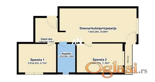 Uračunat PDV. Građevinska. Garažno m.Jugoistočna o ID#38885