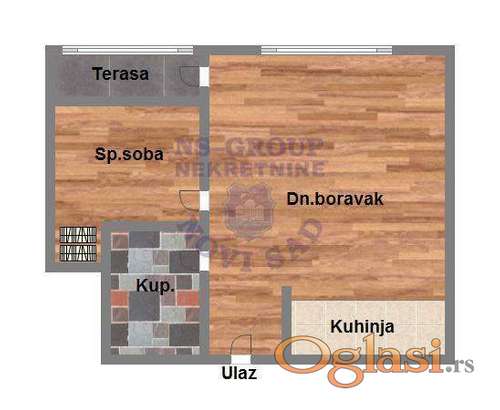 Dvosoban stan u izgradnji na Telepu