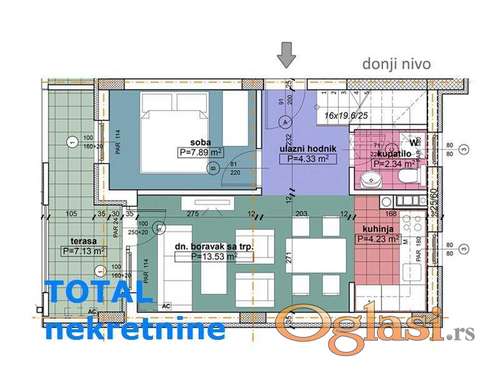 STAN - NOVI SAD - CENTAR - 122m2 - 319300 evra
