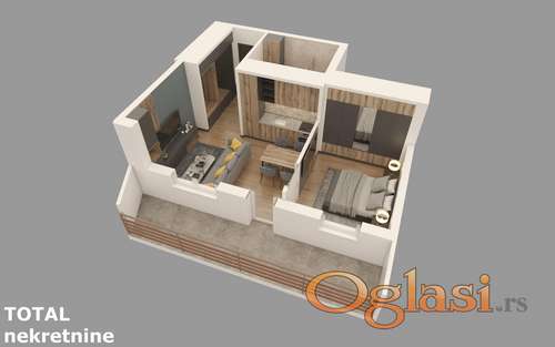 STAN - KOPAONIK - VIKEND NASELJE - 45m2 - 88750 evra
