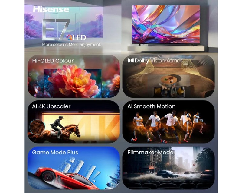 55 inča 55E7S Hi-QLED 4K UHD Smart TV