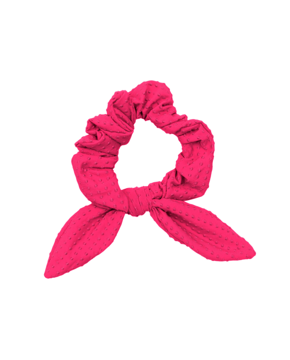 Dots-Virtual-Pink Scrunchie