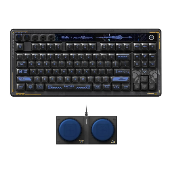 Bežična tastatura 8BitDo Retro 87/mehanička/RGB/MechaBREAK + Dual Super Buttons