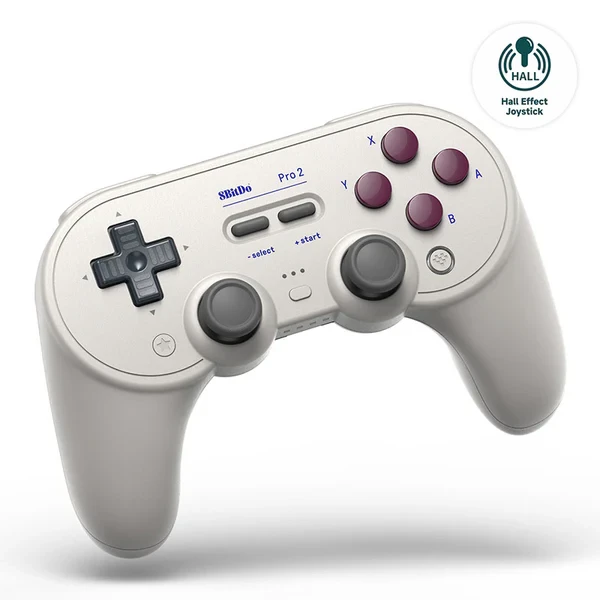 Bežični gamepad 8BitDo Pro 2 BT/2.4Ghz/Multi platform/Vibracija/Hall Effect/TMR/G Classic