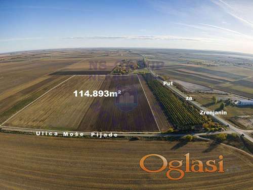 Parcela u Kaću, površine 114.893 m², nalazi se na odličnoj, strateški pozicioniranoj lokaciji koja pruža izuzetne mogućnosti za buduće investicije.