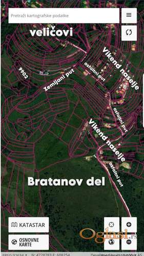 PRODAJEM PLAC POVISE BRATANOVOG DELA,ISPOD VELICOVI