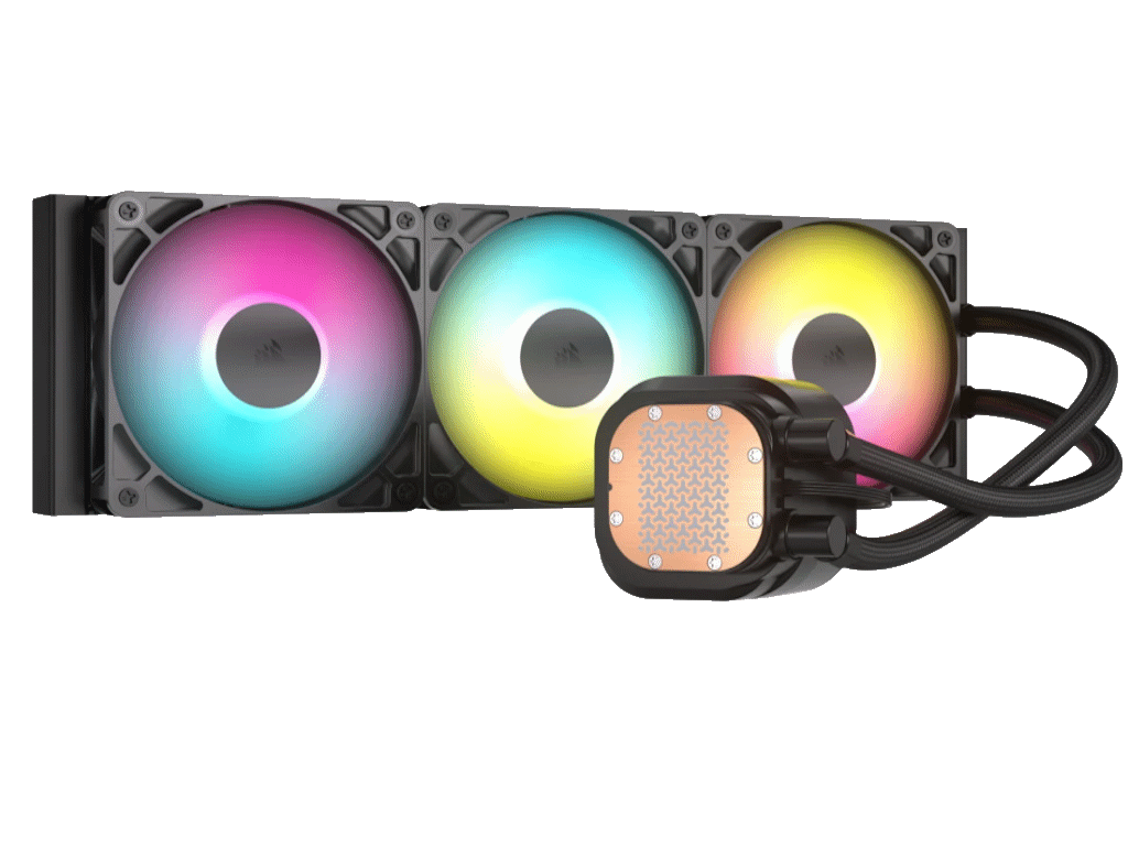 Kuler za CPU CORSAIR NAUTILUS 360/ARGB/360mm/triple fan/vodeno hladenje/crna