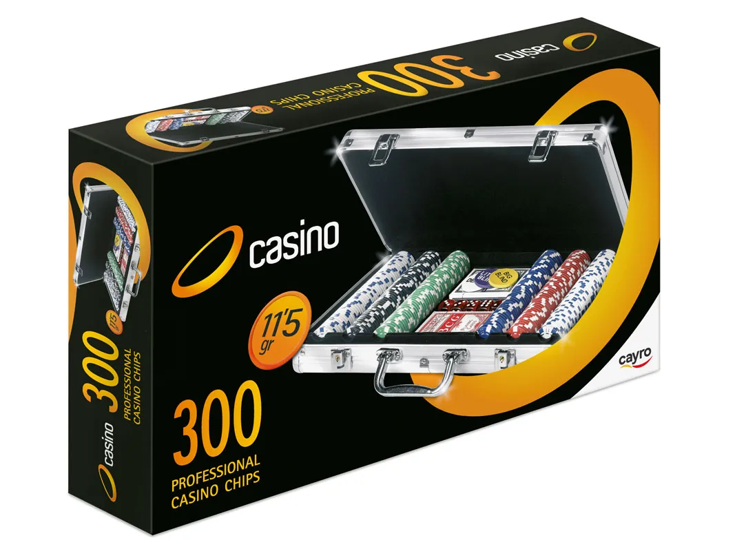 Poker set sa 300 profesionalnih žetona 11,5g