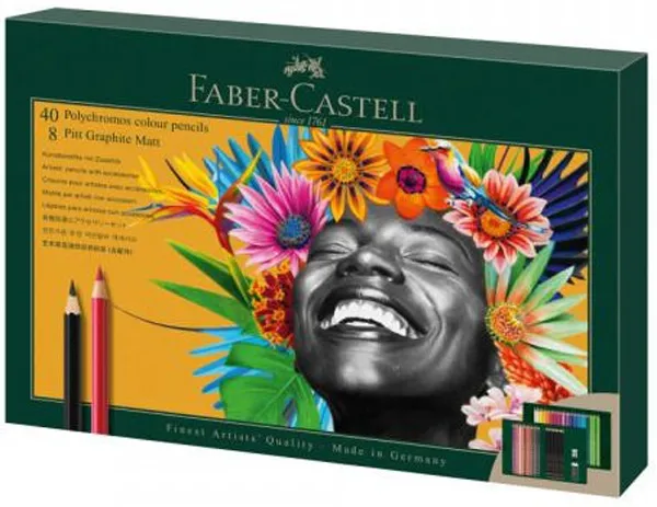 FABER CASTELL umetničke drvene bojice 40kom