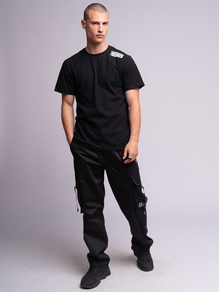 CARGO MUŠKE PANTALONE - CRNE