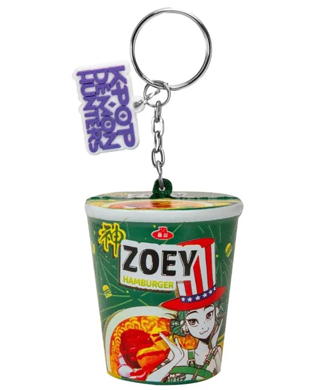 K-POP privezak za ključeve ZOEY HAMBURGER NOODLES