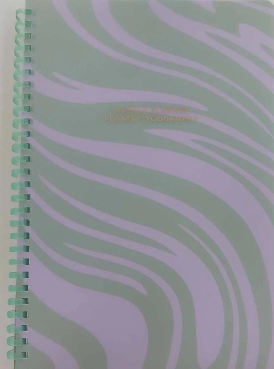 Notes WEEKLY PLANNER zeleni lila