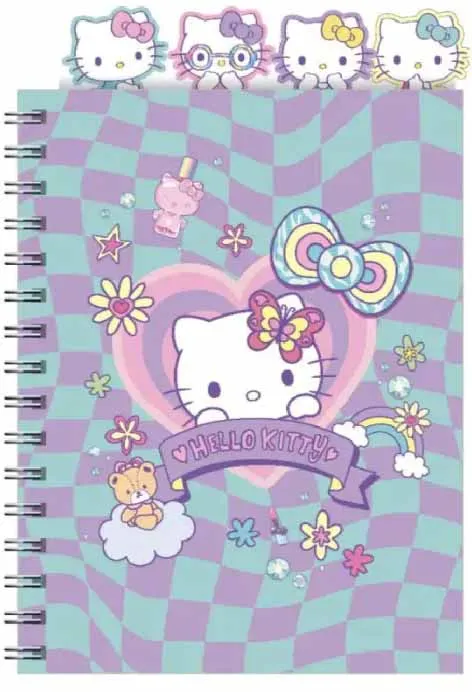 Notes sa spiralom HELLO KITTY A5 lila