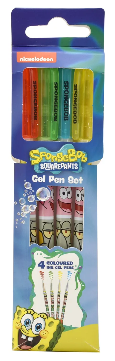 Set četiri gel olovke SUNĐER BOB