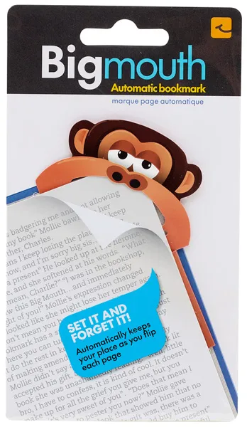 Bookmarker BIG MOUTH MONKEY