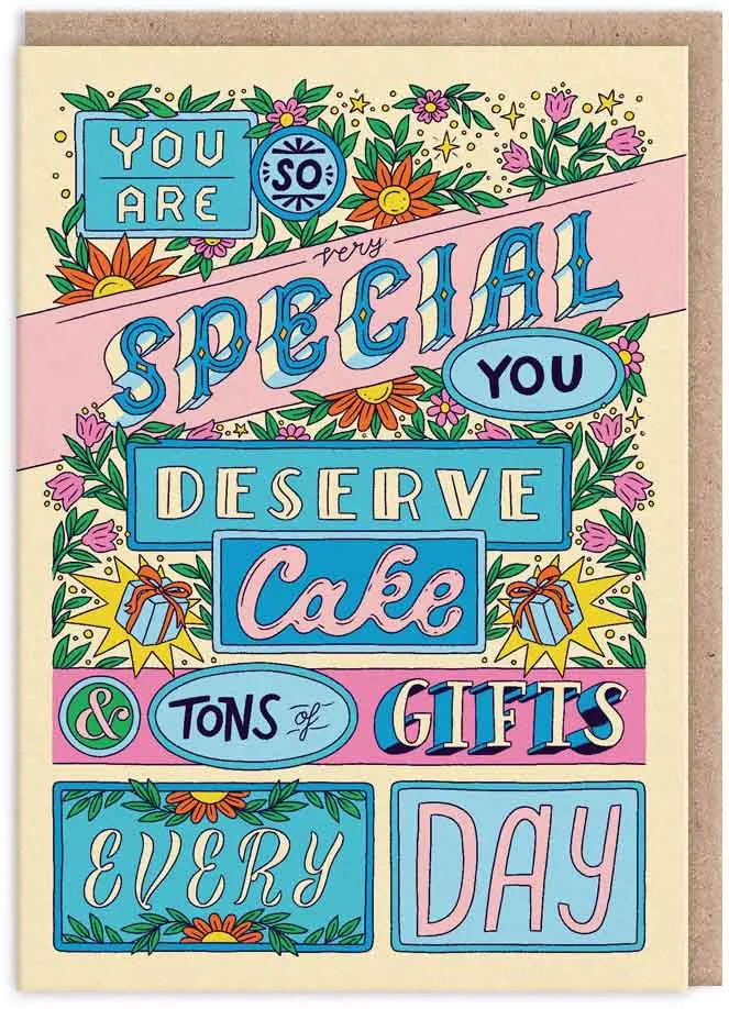 Čestitka You Deserve Cake
