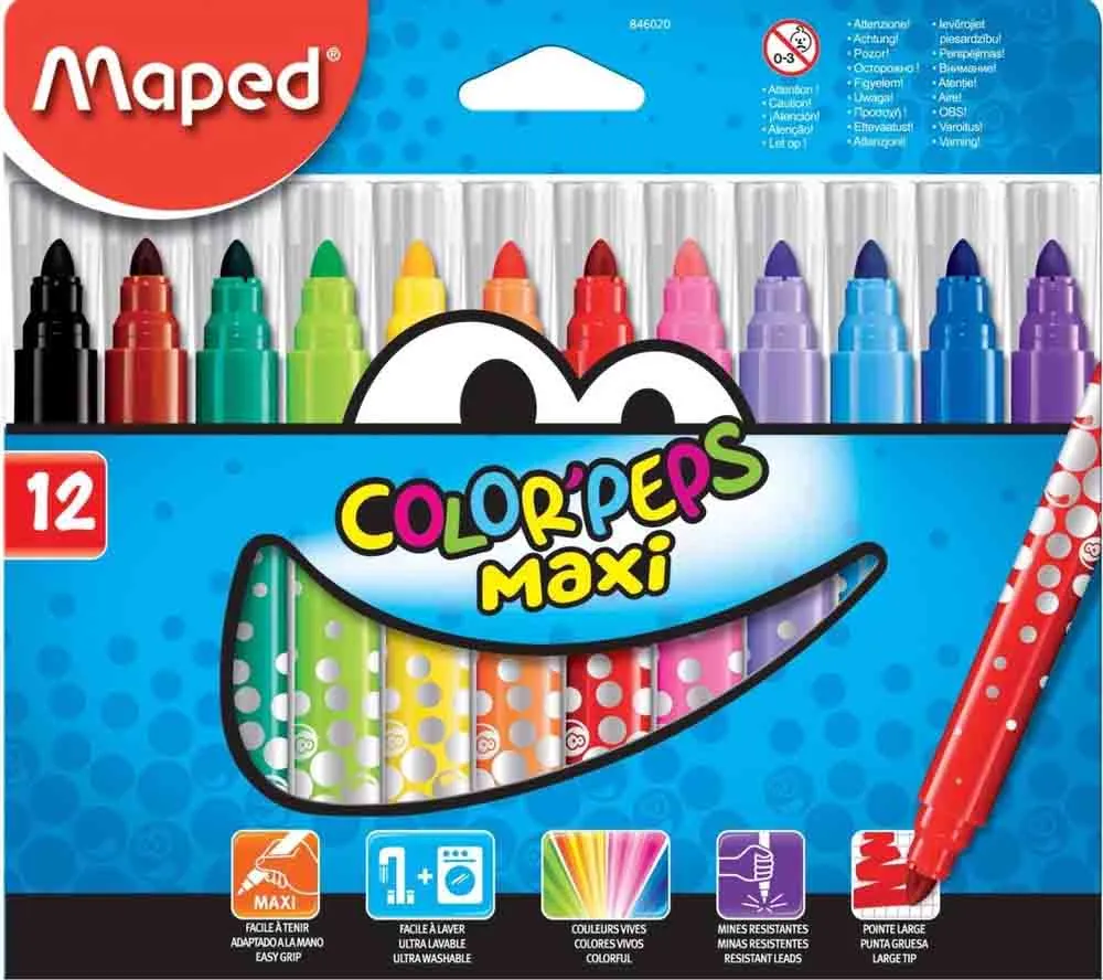 MAPED flomaster COLOR MAX 12
