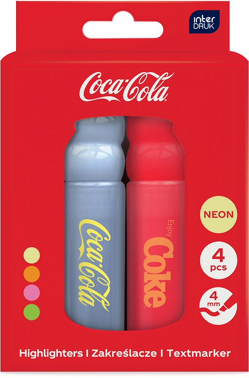 Set četiri signira COCA-COLA MIX 2