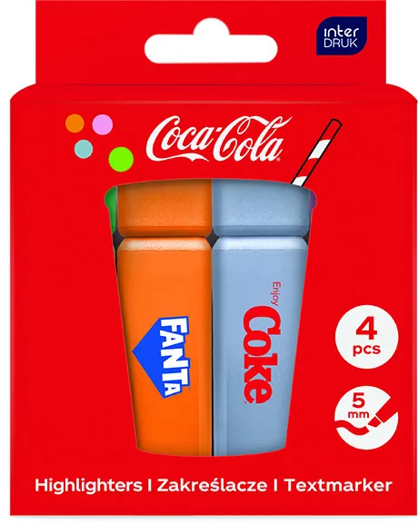 Set četiri signira COCA-COLA MIX 1