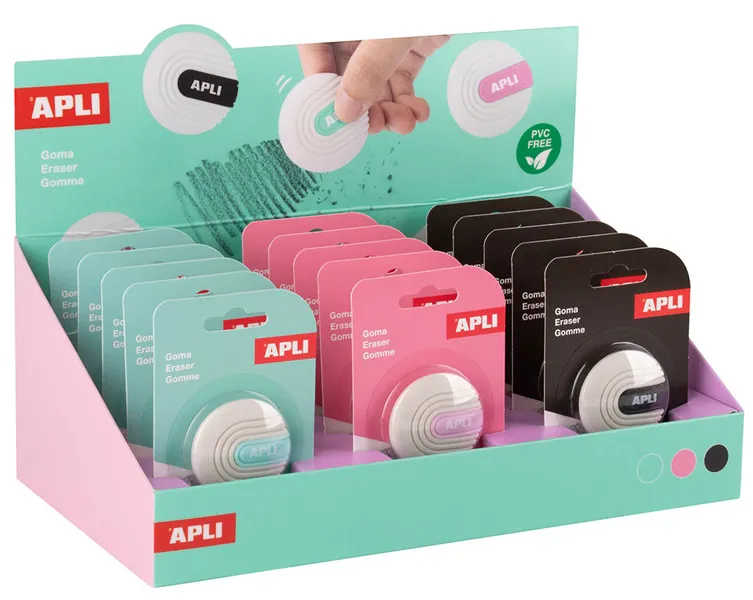 Gumica za brisanje TEAL/PINK/BLACK