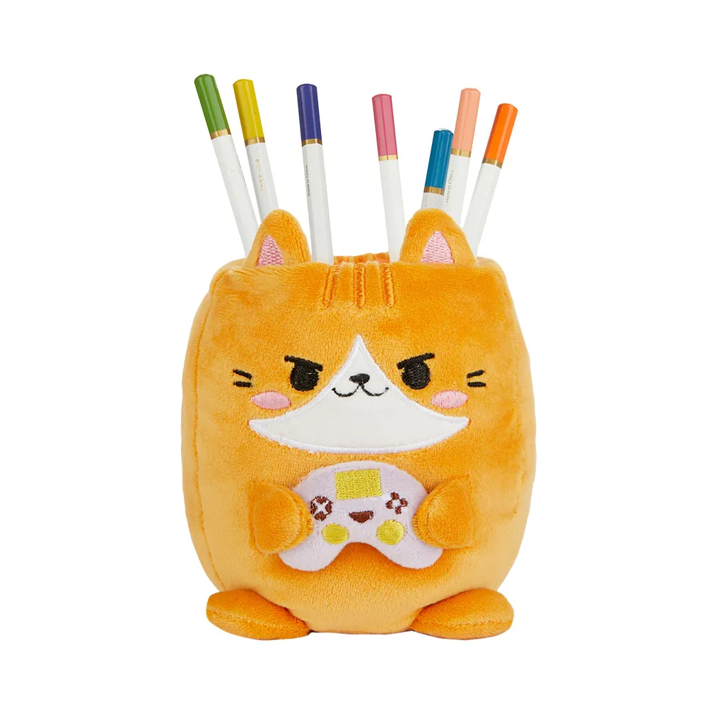 Plišana čaša za olovke KAWAII