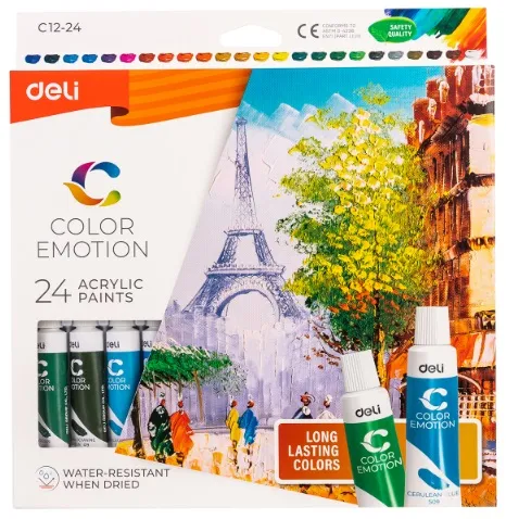 AKRILNE BOJE "COLOR EMOTION" 1/24 - 12ml