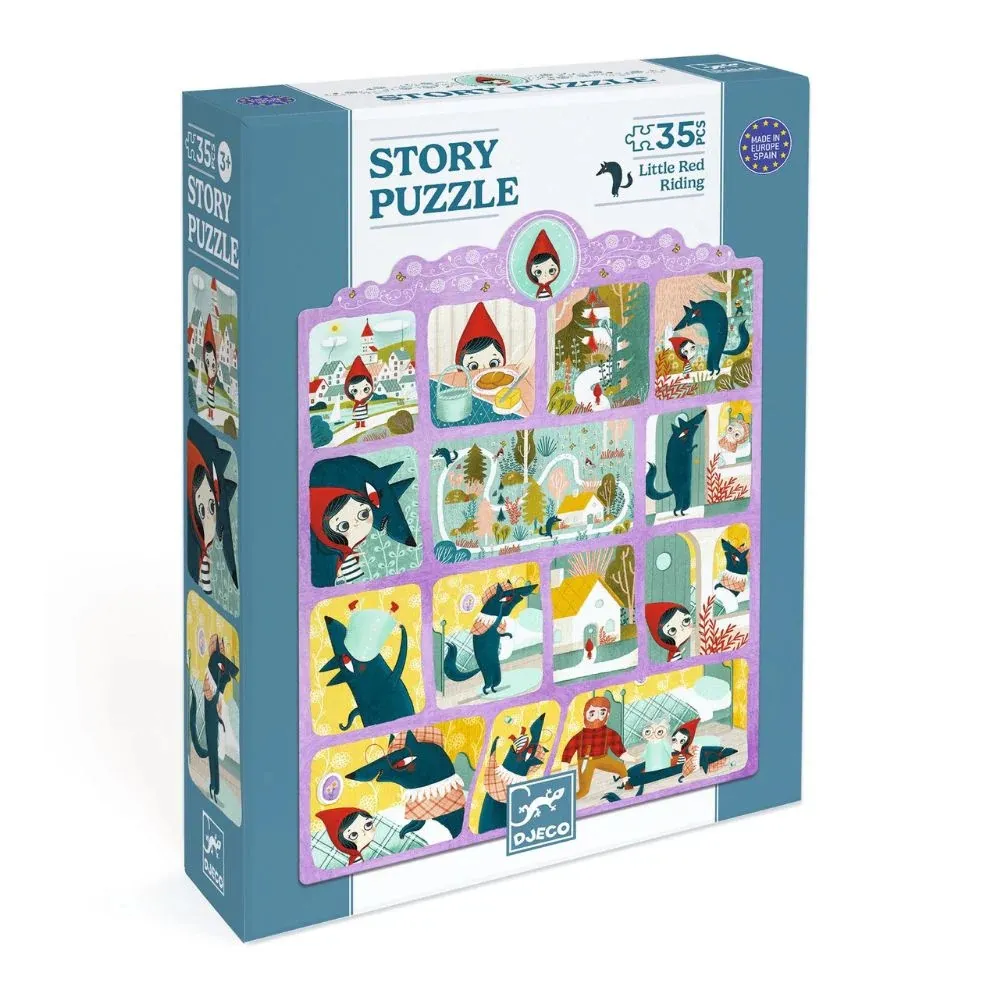 Puzzle za decu 35 - CRVENKAPA