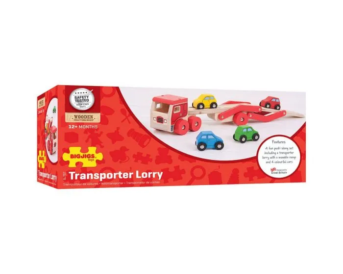 Drvena igračka KAMION TRANSPORTER