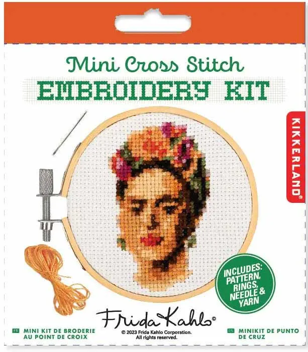 Kreativni set FRIDA MINICROSS STITCH EMBROIDERY