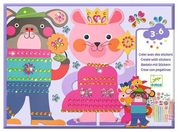 Kreativni set sa stikerima SPARKLES