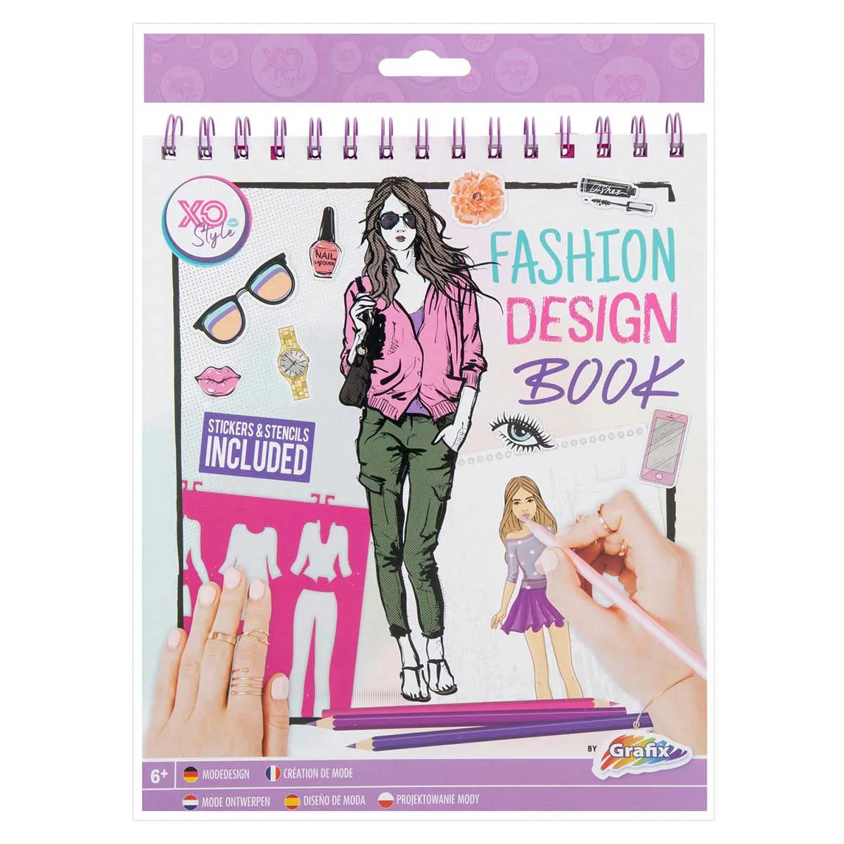 Kreativni set FASHION DESIGN BOOK