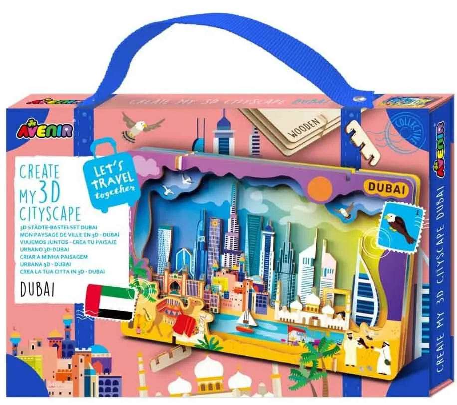 Kreativni set LET'S TRAVEL TOGETHER 3D DUBAI