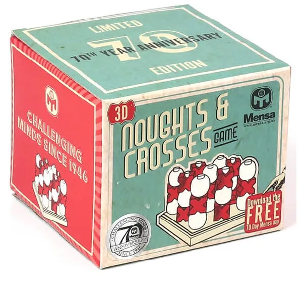 Mozgalica MENSA 3D NOUGHTS & CROSSES