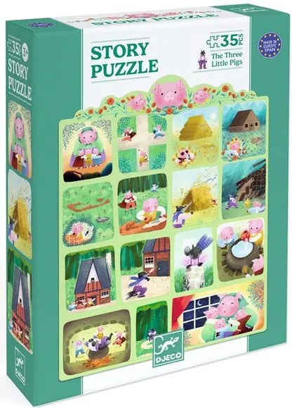 Puzzle za decu TRI PRASETA 35kom