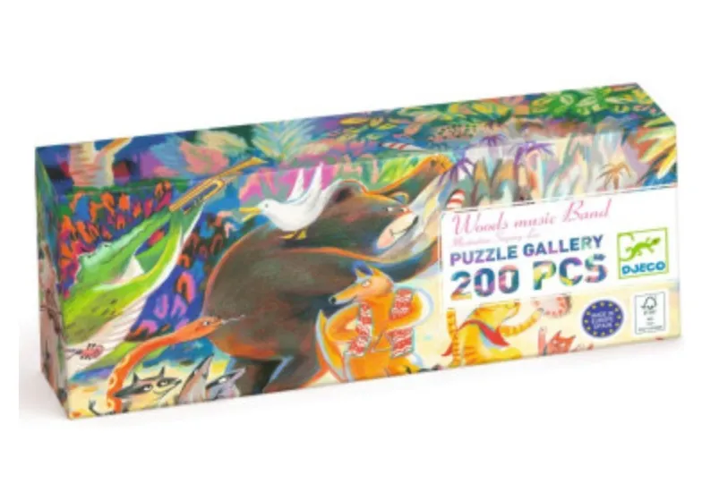 Puzzle za decu ŠUMSKI MUZIČKI BEND 200kom