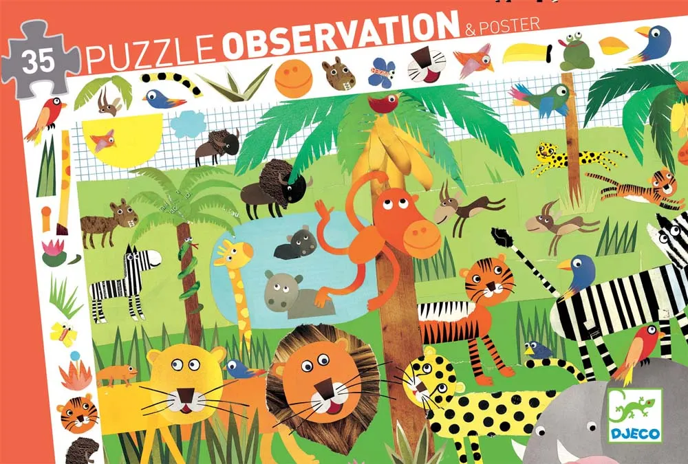 Puzzle za decu JUNGLE 35