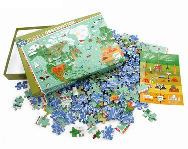 Puzzle AROUND THE WORLD AND BOOKLET