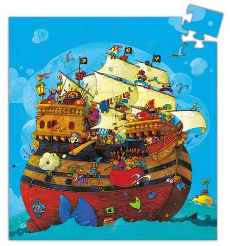 Puzzle za decu 54 kom BARBAROSSAS BOAT