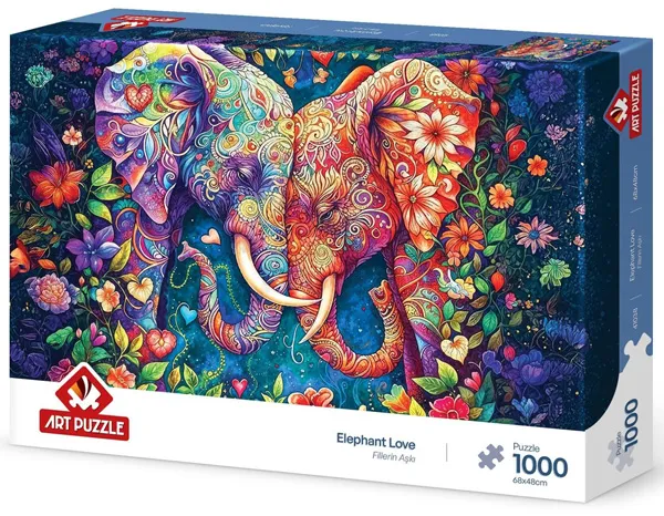 Puzzle ELEPHANT LOVE - 1000kom