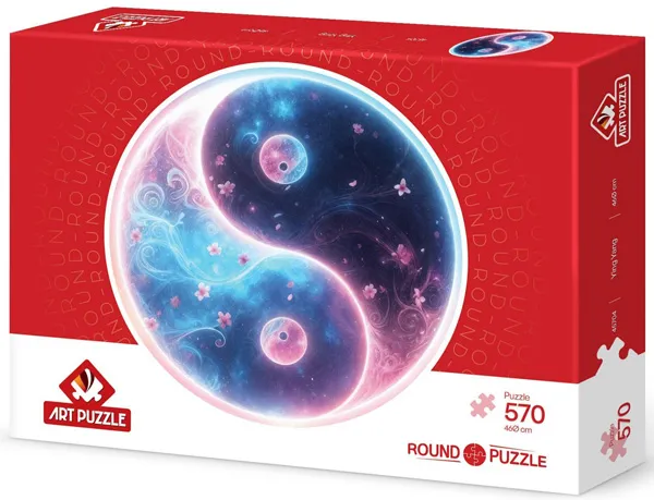 Okrugle puzzle YIN YANG 570kom