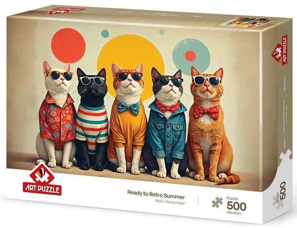 Puzzle MAČKE SA NAOČARIMA - 500kom