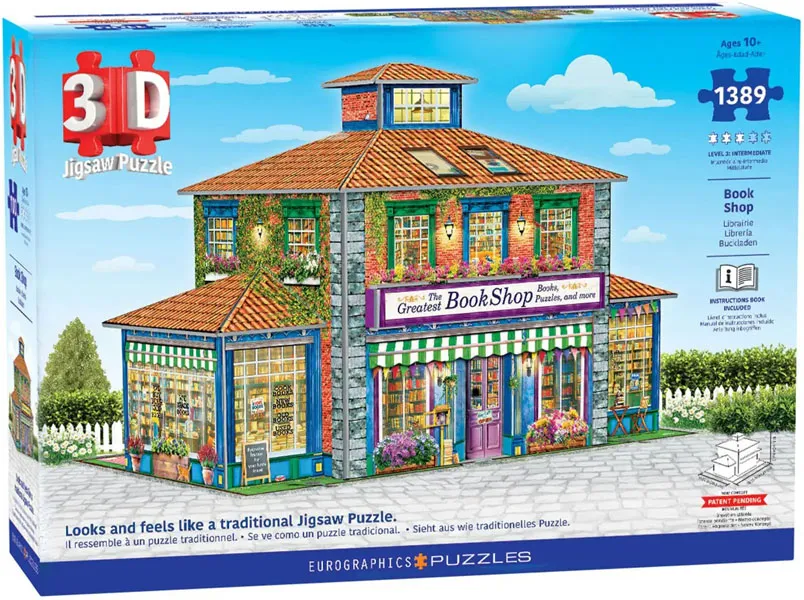 3D puzzle KNJIŽARA