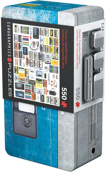 Puzzle u limenci KASETOFON 550kom