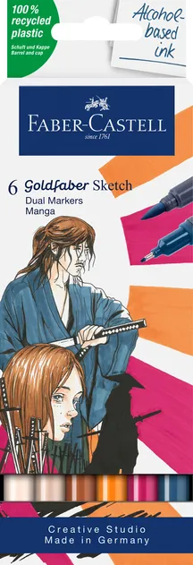 FABER CASTELL dual markeri 1/6 MANGA