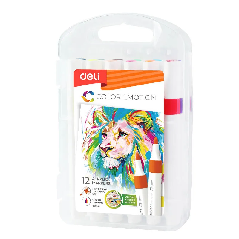Set akrilnih markera DELI 1/12
